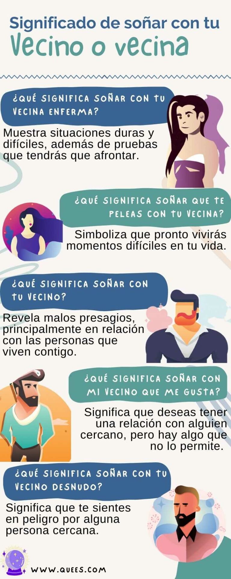¿Qué significa soñar con tu vecina o vecino? Diferentes ...