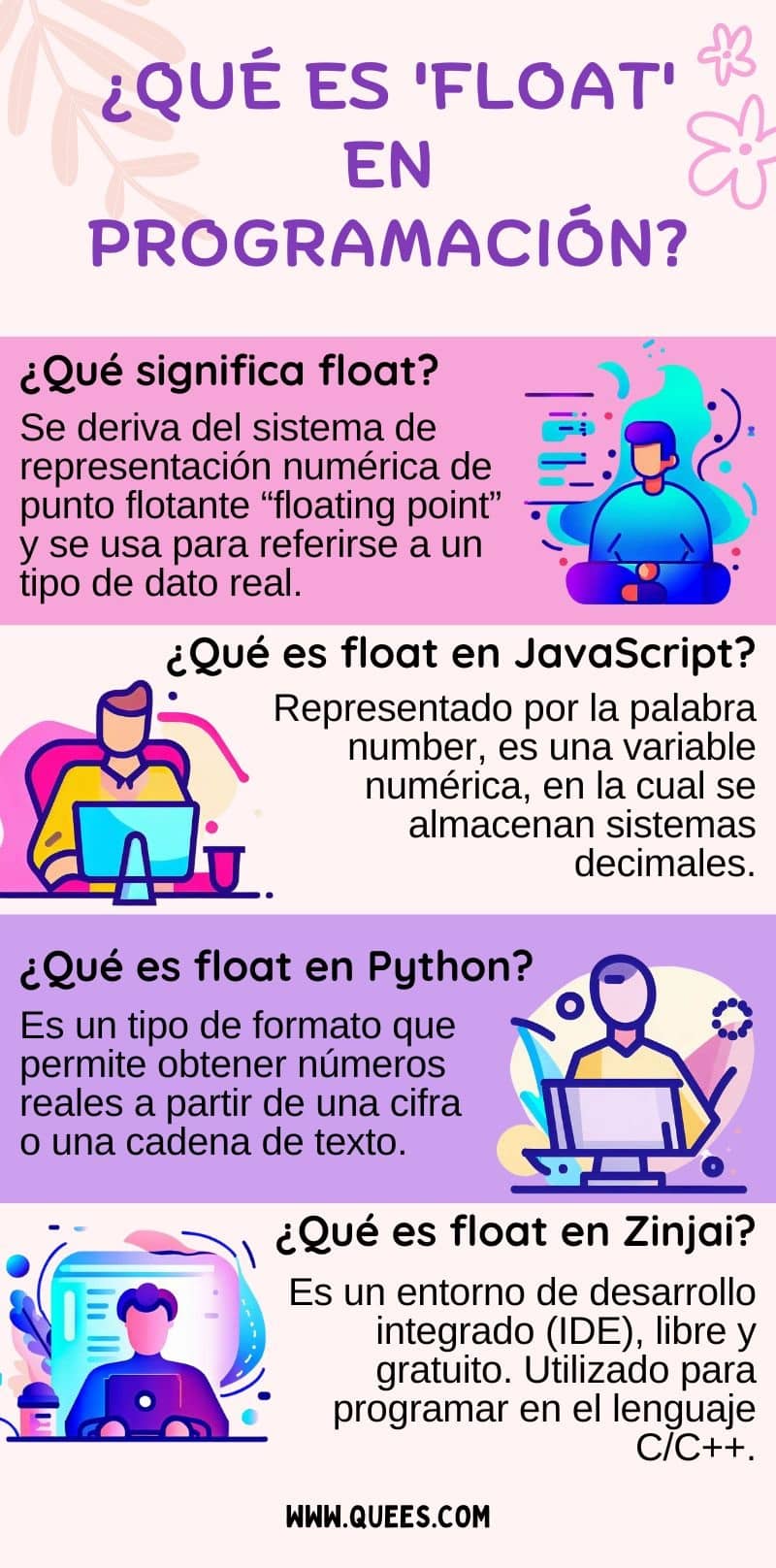 ¿Qué es 'Float' en programación? - Significado en Java, Python y Zinjai