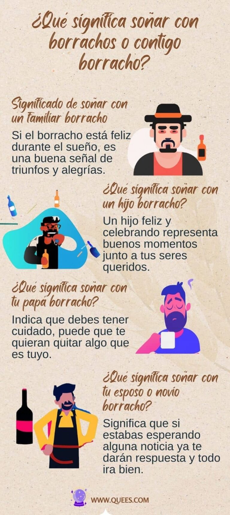¿Qué significa soñar con borrachos o contigo borracho? - Familiares ...