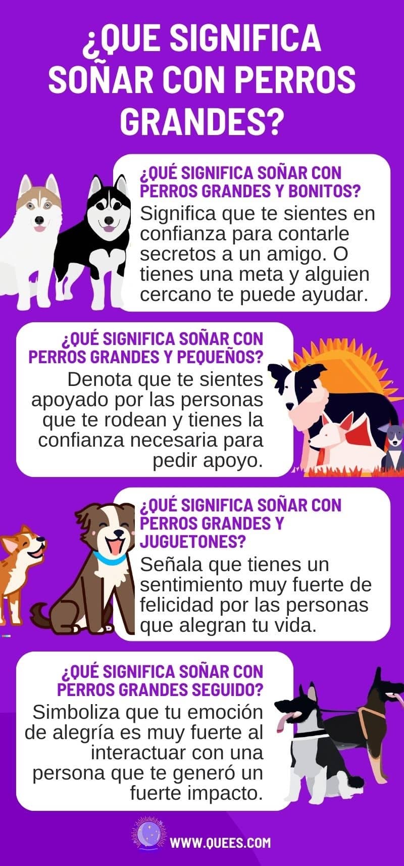 ¿Que significa soñar con perros grandes? - Amigables o agresivos