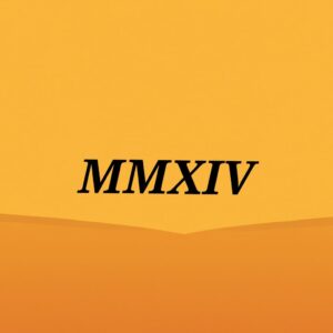¿Qué número romano es el 'MMXIV'? | Qué es