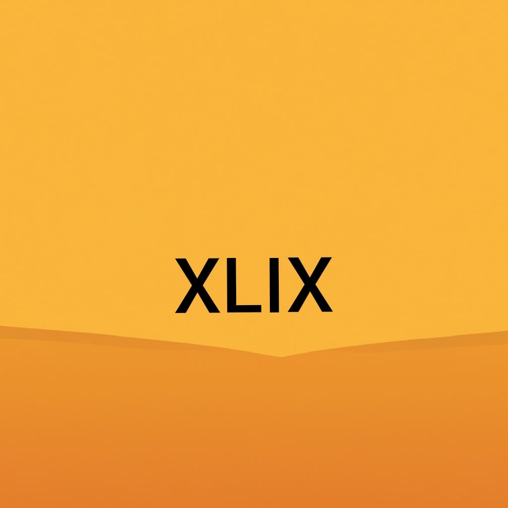 ¿Qué número romano es XLIX? | Qué es